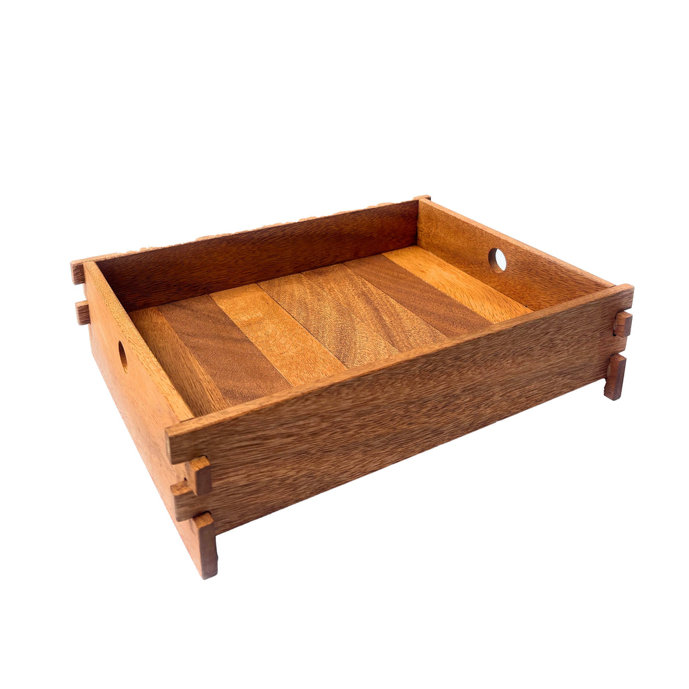 Charola de Servicio de Madera de Parota – Cristaleria La Unica