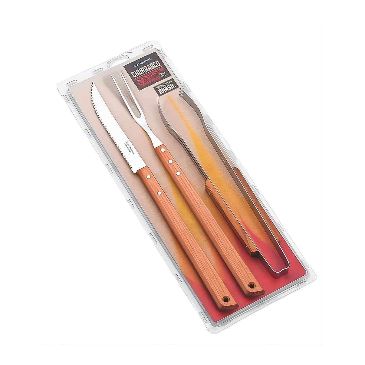 Juego de Asado Churrasco - 3Pz - Tramontina – Cristaleria La Unica