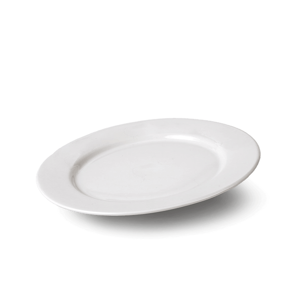 Plato Base Blanco Glacial 32cm – Cristaleria La Unica