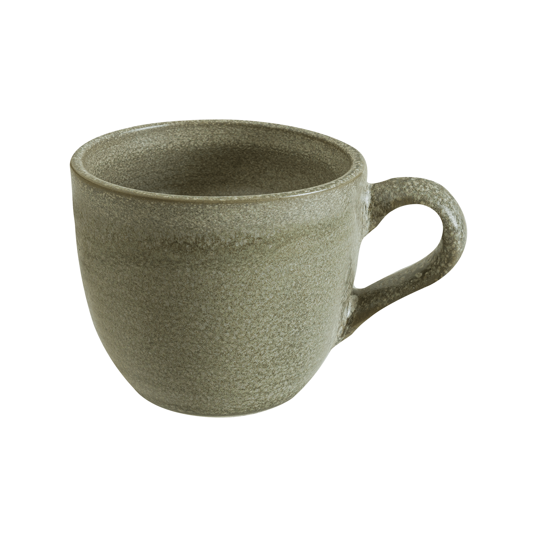 Taza De Ceramica Verde Adelfa 100 ml – Cristaleria La Unica